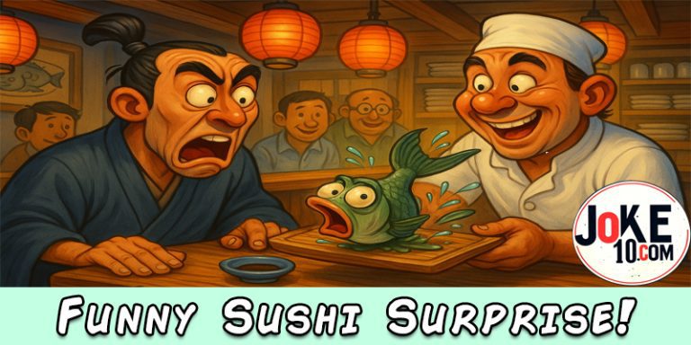 Funny Sushi Surprise (Samurai Jokes) - Joke10.com